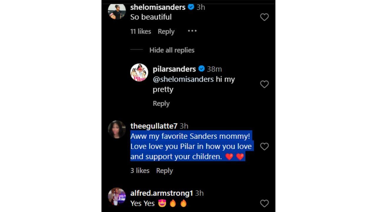 Coach Prime's daughter Shelomi has 2-word reaction to describe mom ...