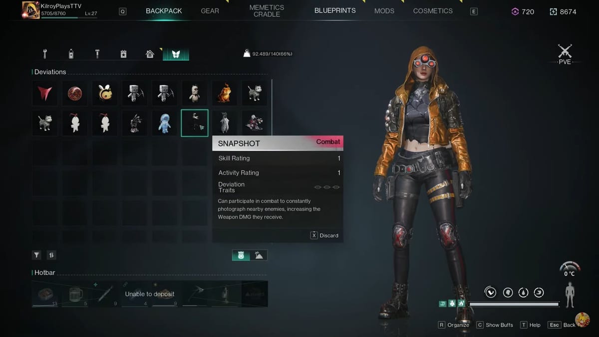 Once Human: How to get Snapshot Deviation (and its abilities)