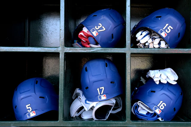 What is STRAUSS on MLB helmets? Everything to know about the logo seen ...