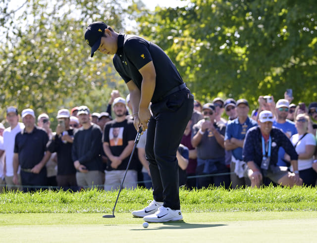 WATCH: Tom Kim’s 59 ft birdie putt to lead on home soil at Genesis ...