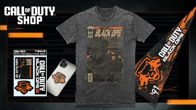 Black Ops 6 merchandise in CoD shop: Items and price