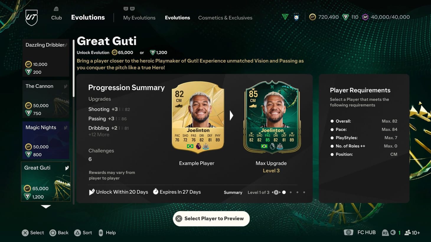 EA FC 25 Great Guti Evolution guide: Best players to use, all upgrades ...