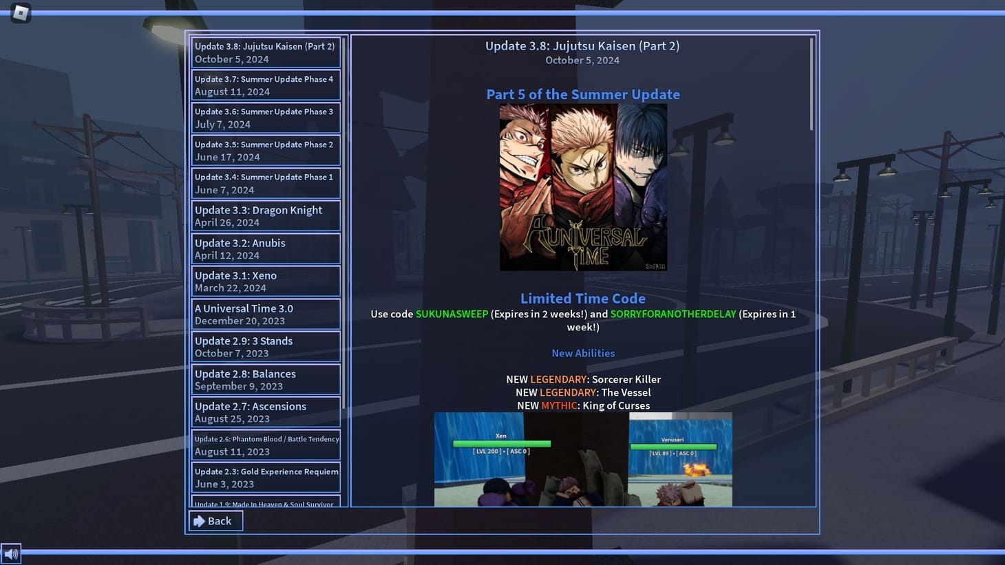 A Universal Time Update 3.8: New abilities, skins, and more