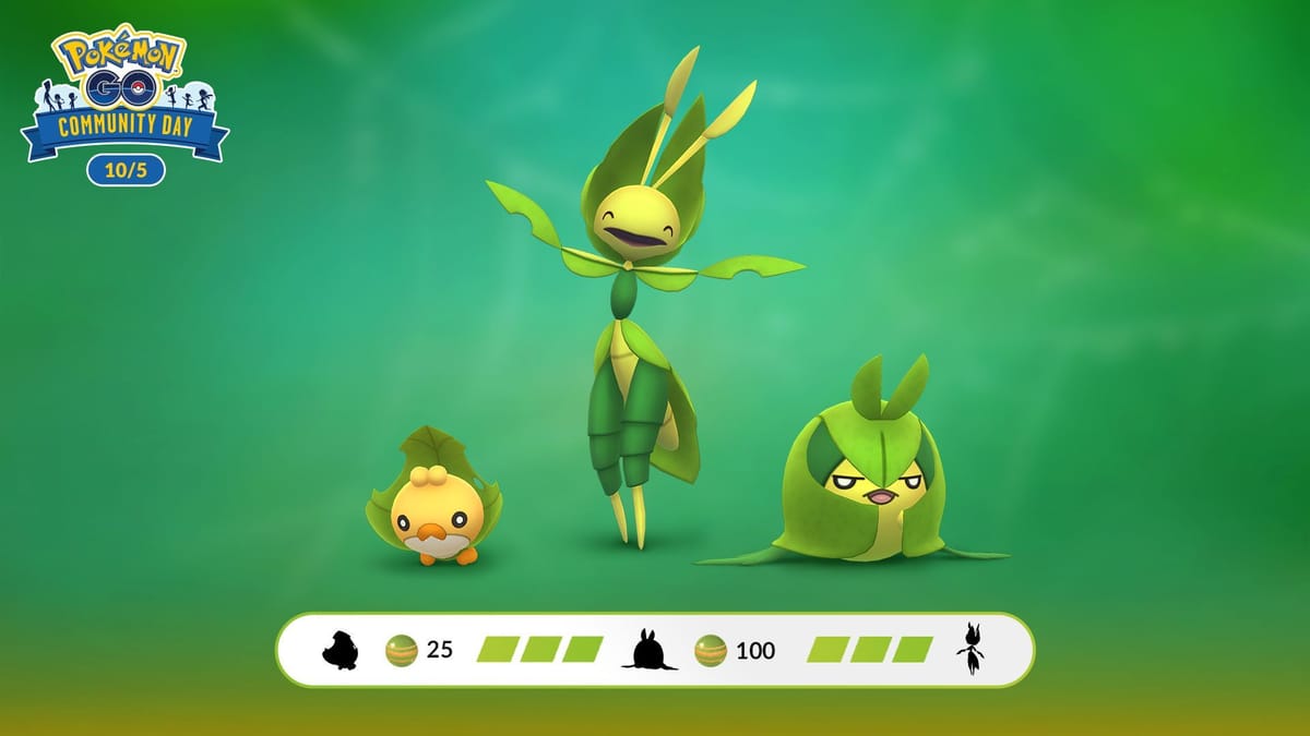 Pokemon GO Sewaddle Community Day Special Research: Sew Far Sew Good ...