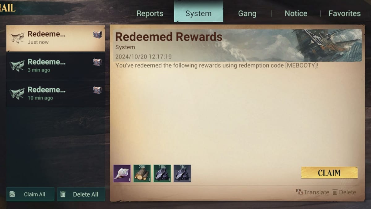 Sea of Conquest Pirate War codes: Working and tested (March 2025)