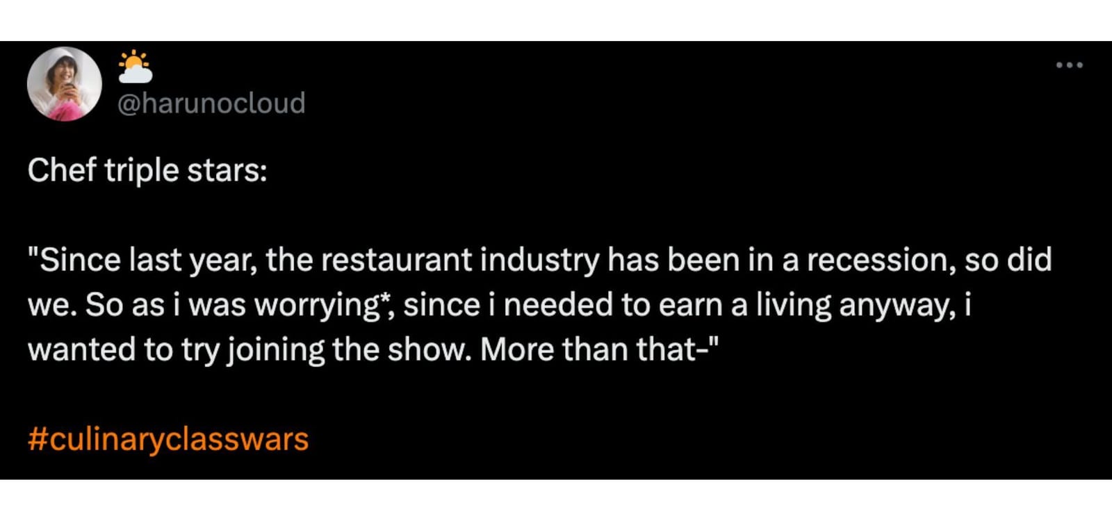 "I needed to earn a living" — Culinary Class Wars contestant Scott Kang ...