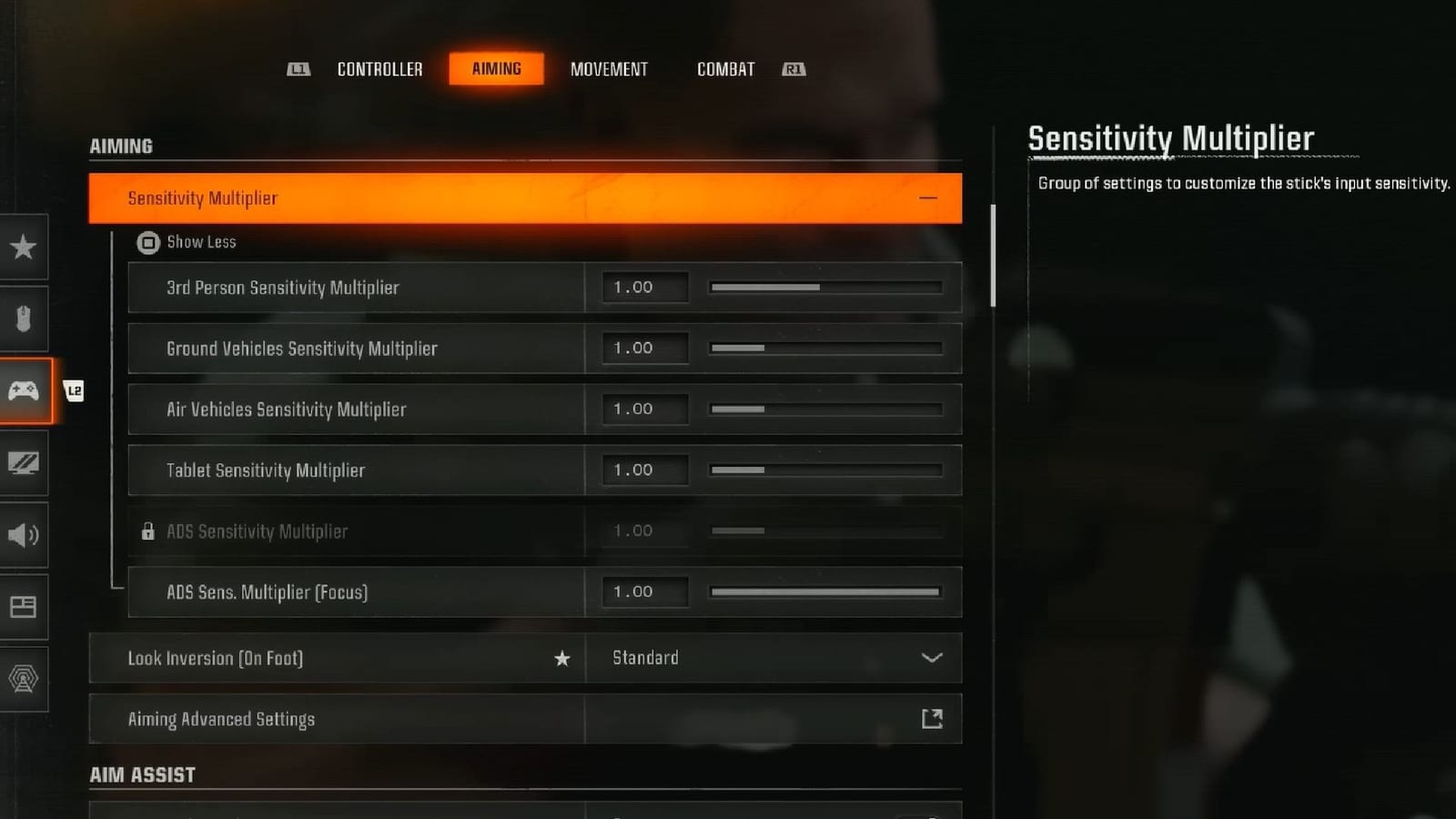 Best aim assist settings for Black Ops 6