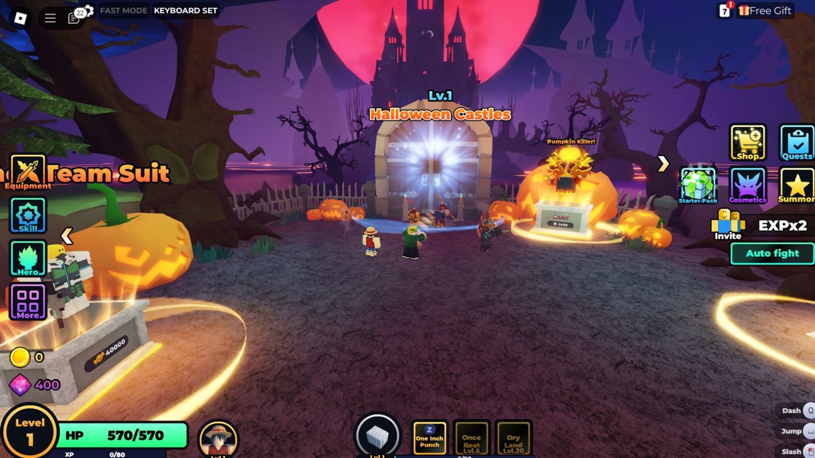 Anime Dungeons Fighter Halloween update: New dungeon, shop, and more