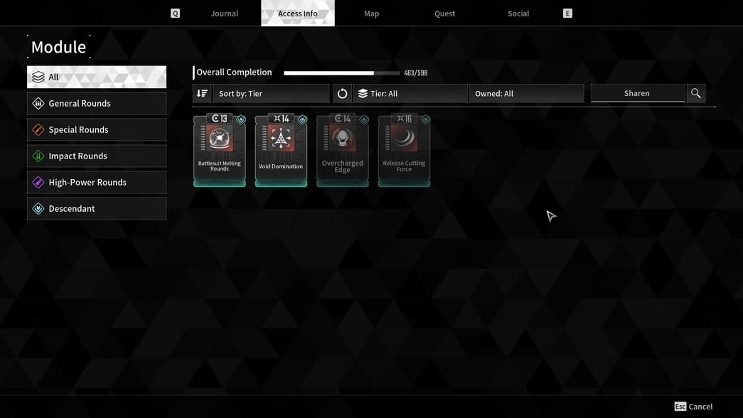 The First Descendant Sharen build: Best modules and loadout