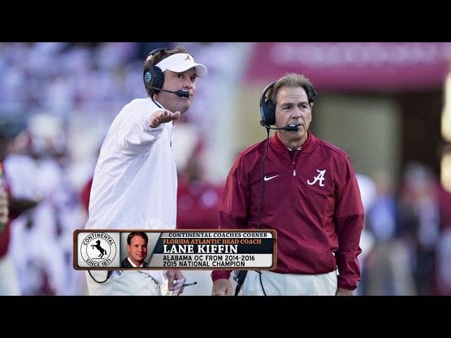 When Lane Kiffin did a perfect impression of legendary Alabama HC Nick ...