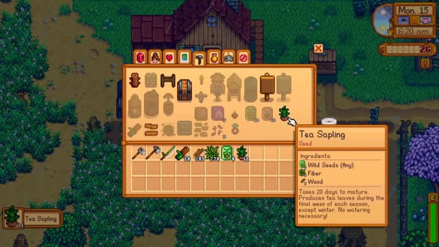 How to get Tea Saplings in Stardew Valley