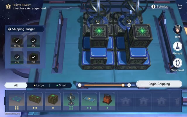 All easy and hard mode Inventory Arrangement solutions in Honkai Star ...