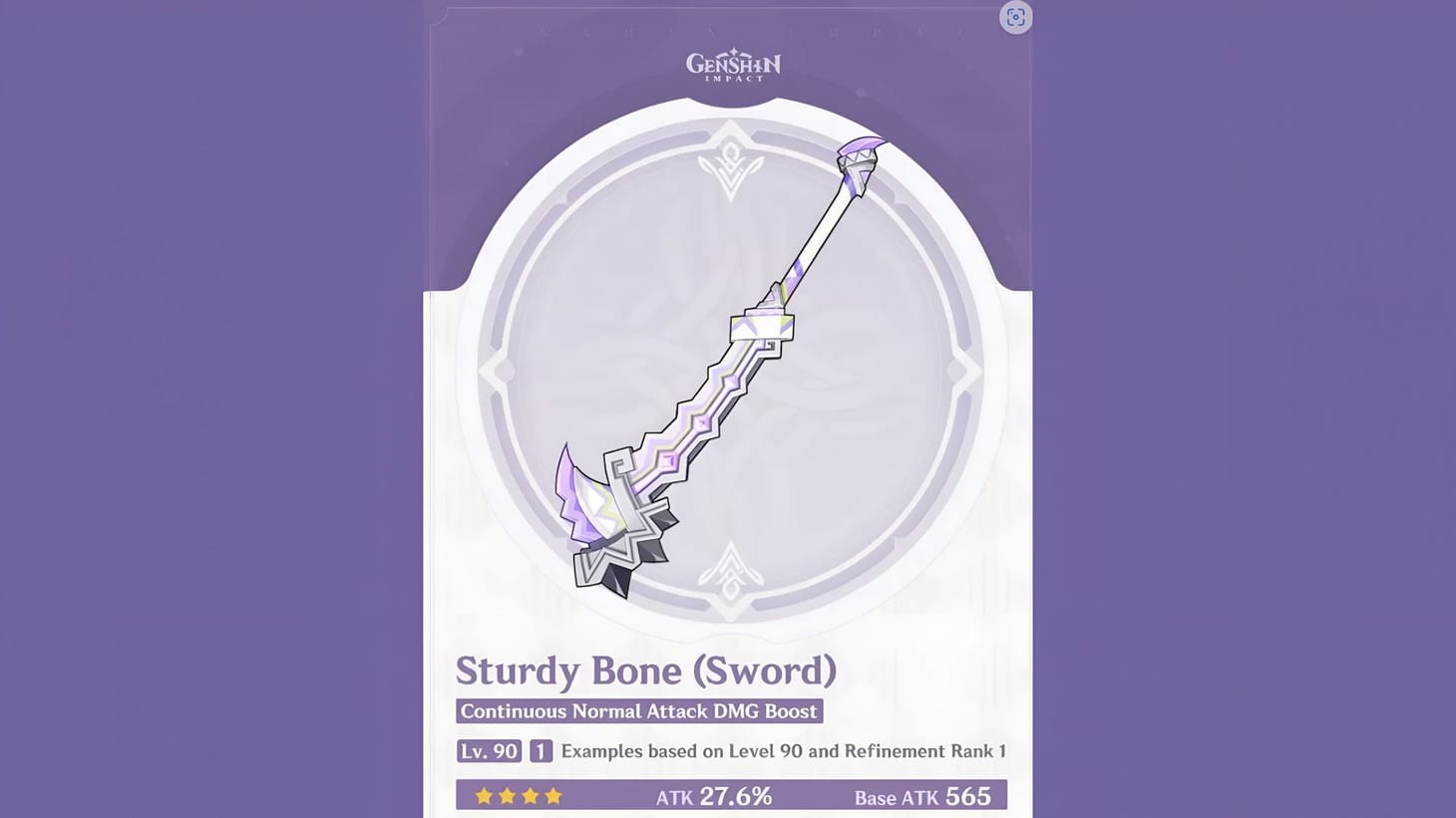 All new weapons in Genshin Impact 5.1 update