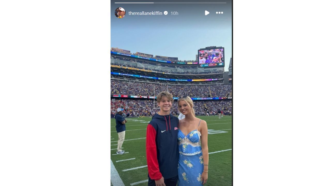 PIC: Lane Kiffin shares adorable picture of daughter Landry & son Knox ...