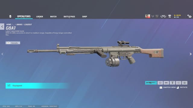 Best Amaru loadout in Rainbow Six Siege