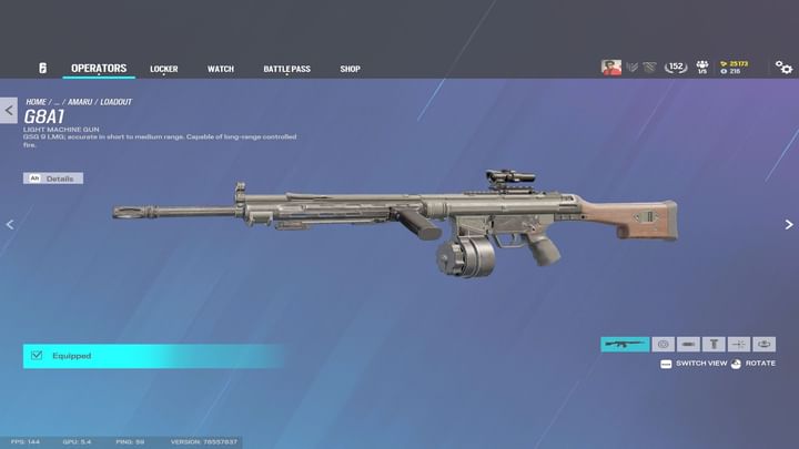 Best Amaru loadout in Rainbow Six Siege