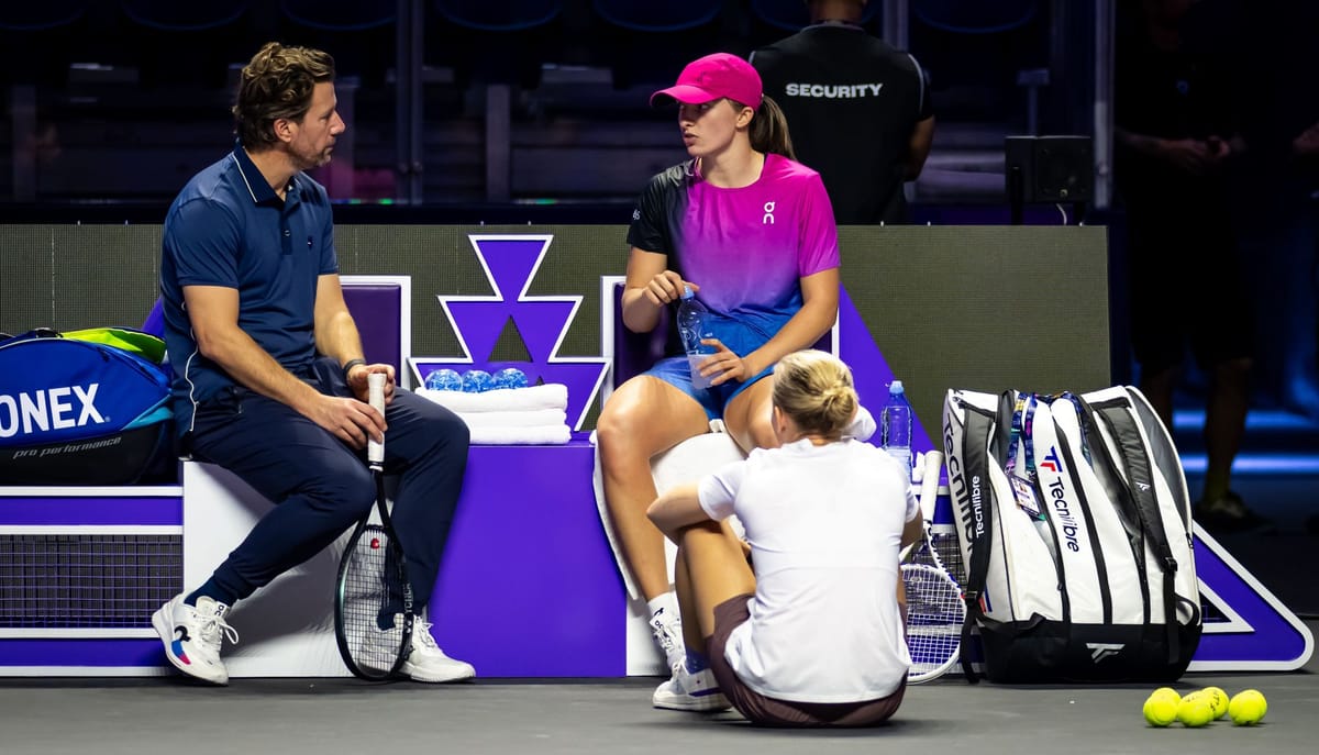 In Pictures: Iga Swiatek kicks off her 1st practice session with new ...