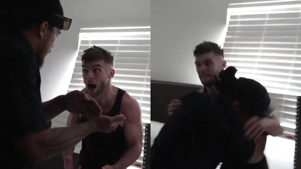 Ed Matthews gets into a fight on N3on's Kick stream