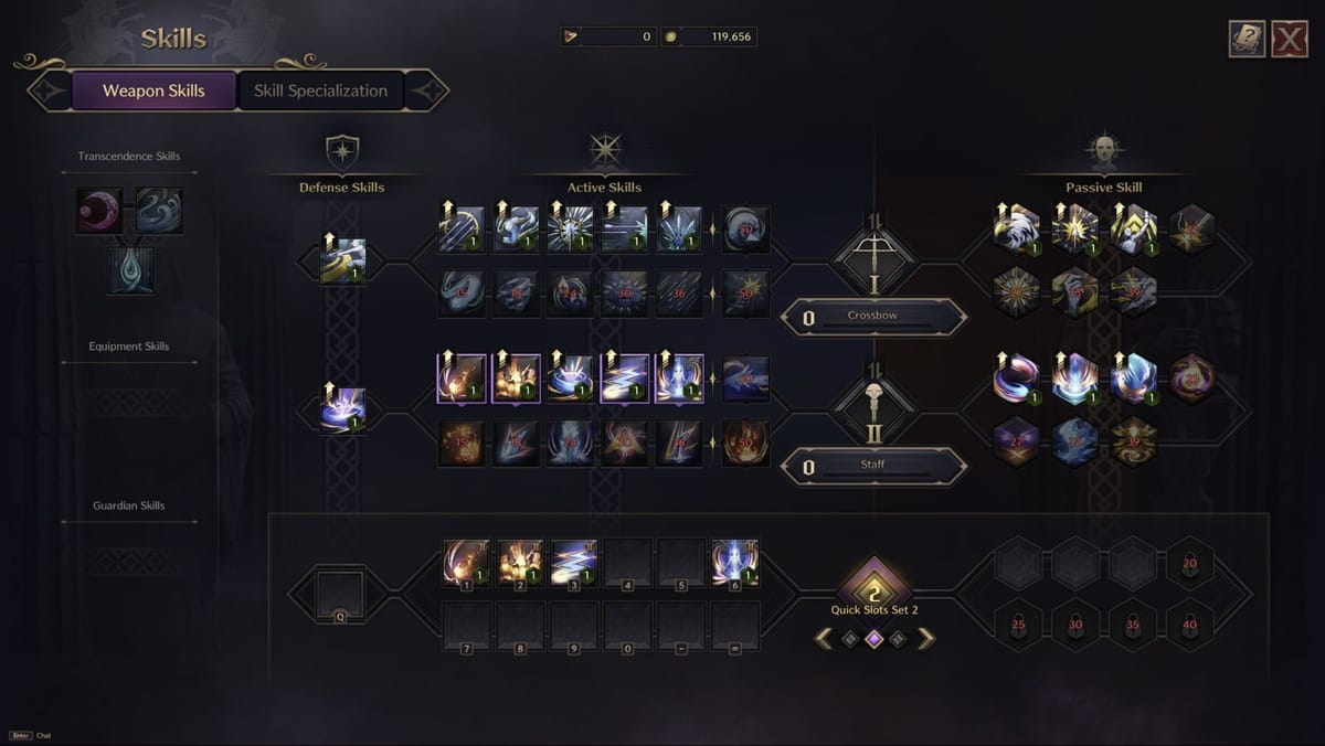 Throne and Liberty Staff and Crossbow build guide: Best skill rotations ...