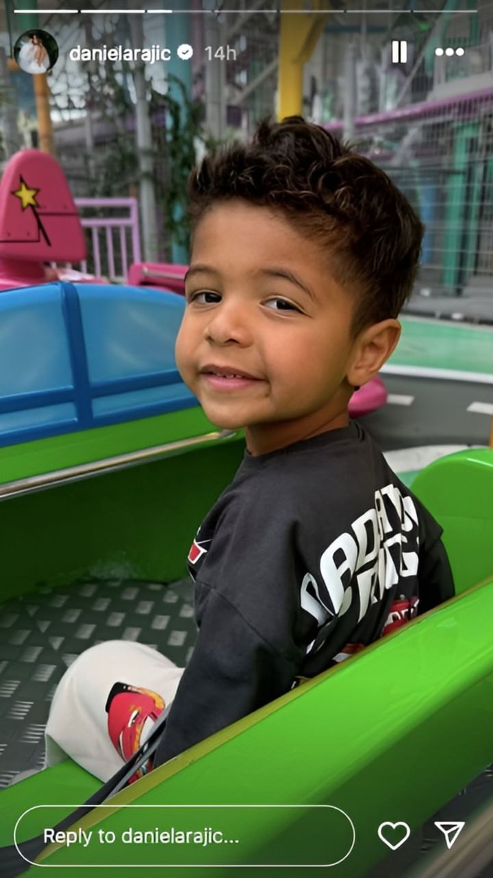 PICS: Paul George's wife Daniela Rajic treats son and daughter to a fun ...