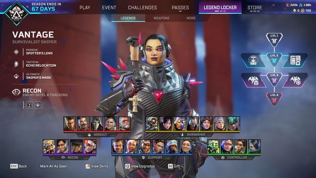 Best Recon class tier list for World's Edge in Apex Legends Season 23