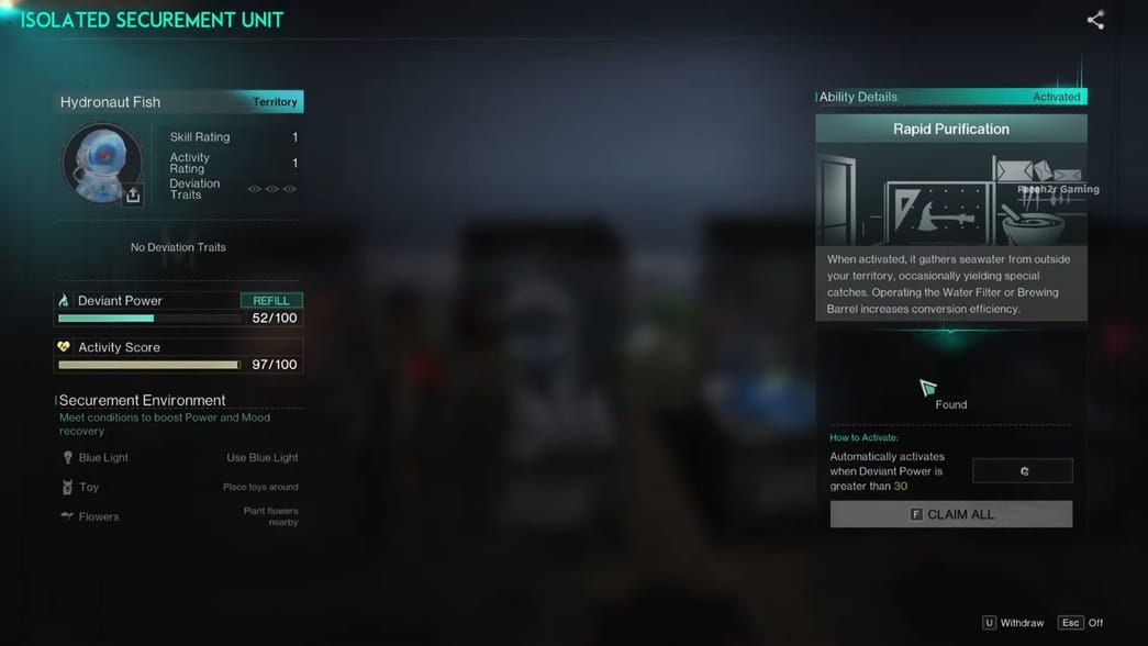 Once Human: How to get Hydronaut Fish (and its abilities)