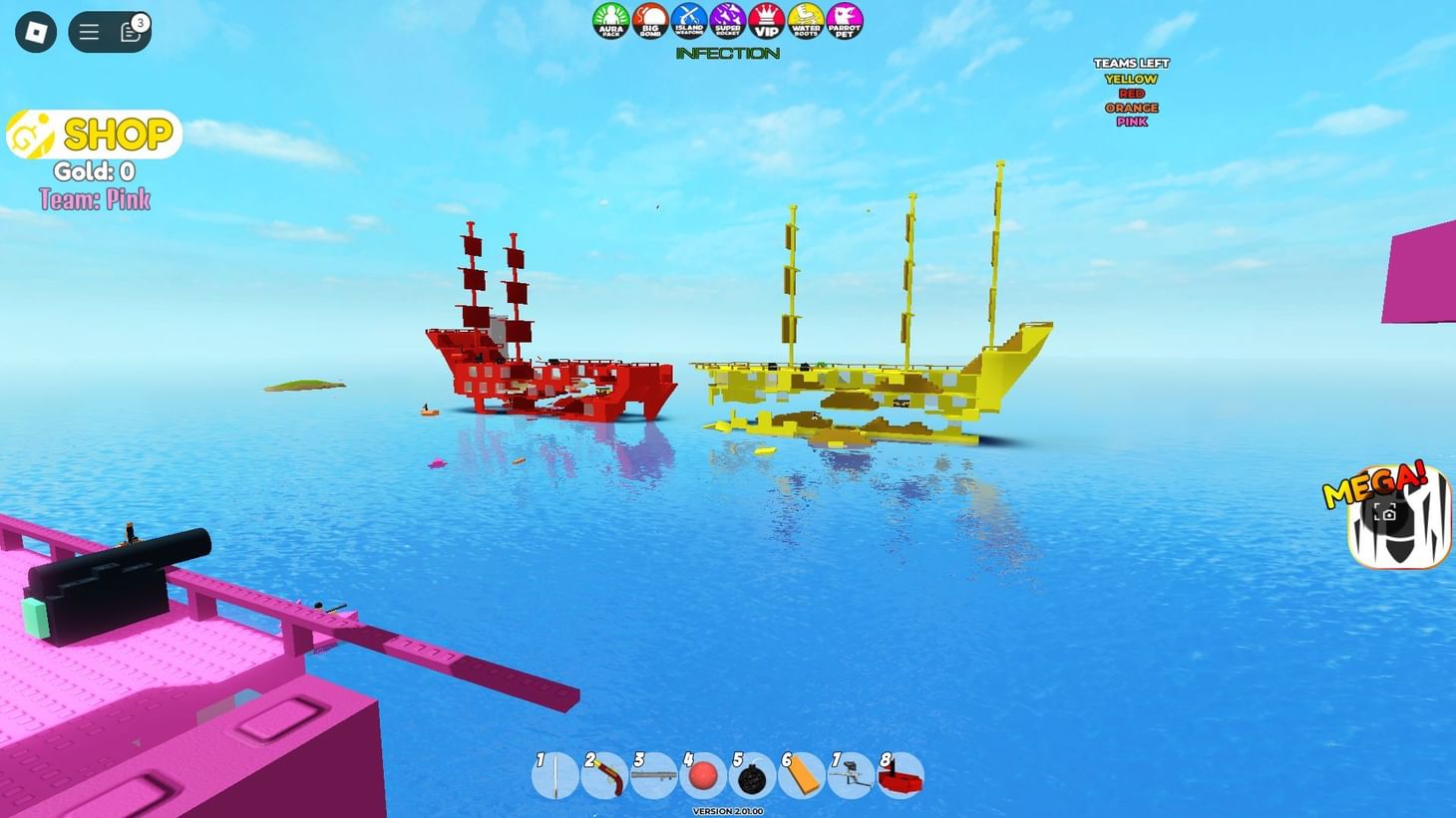 Pilfering Pirates Rainbow Update: New Ship colors, maps, and more