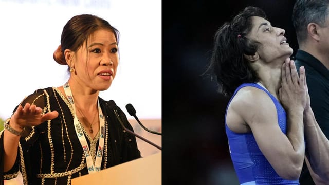It is the athlete's responsibility, says Mary Kom on Vinesh Phogat's ...