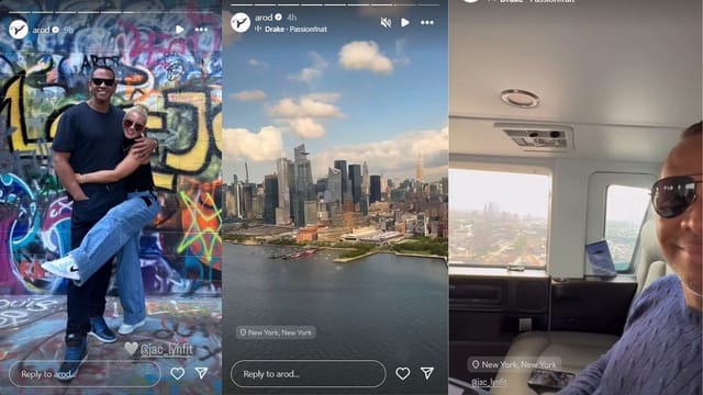 Alex Rodriguez and girlfriend Jaclyn Cordeiro take a relaxing dip in ...