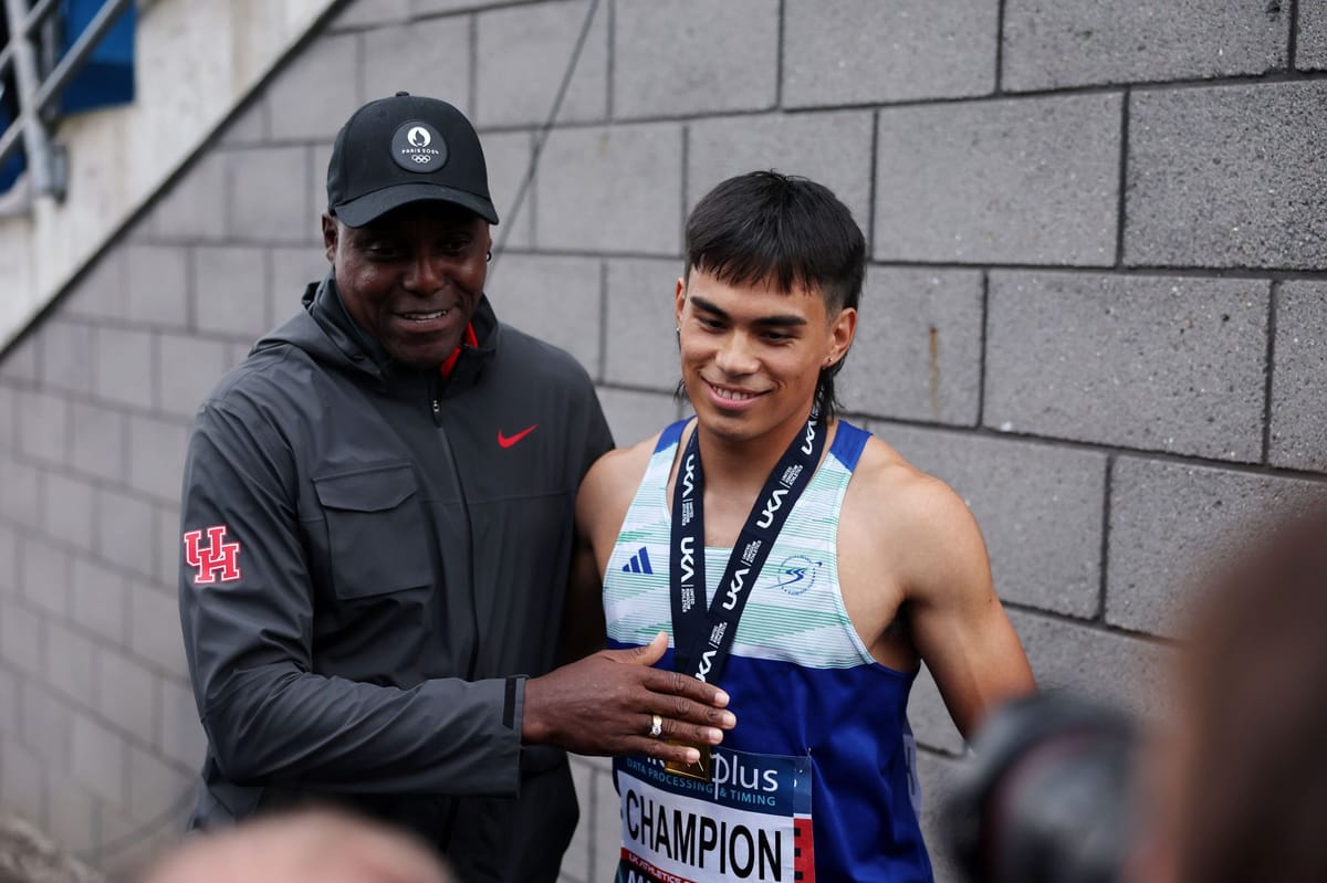NCAA 100m champion Louie Hinchliffe explains why he left college sports ...