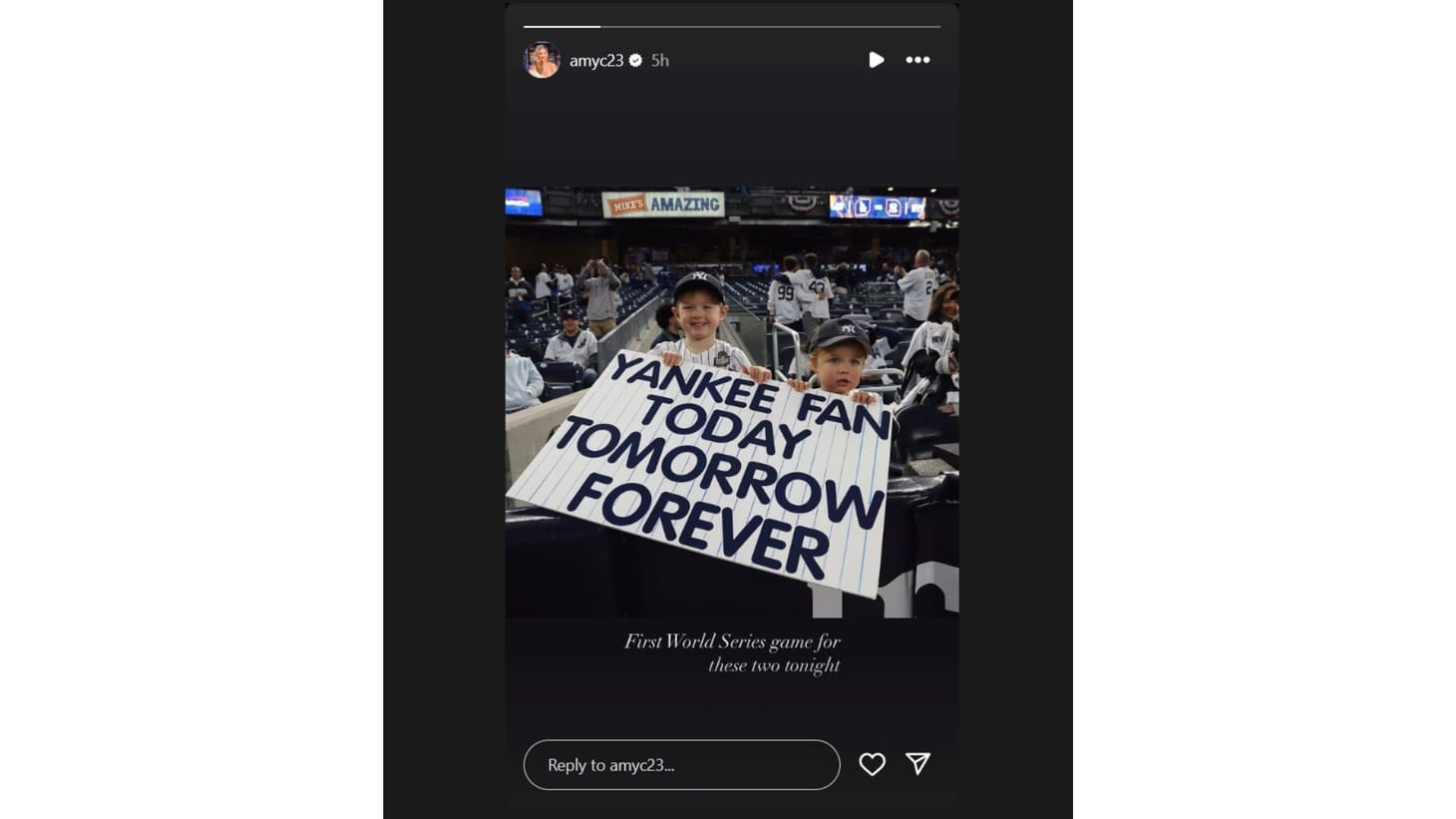 Gerrit Cole's wife Amy captures her two sons Caden & Everett enjoying ...