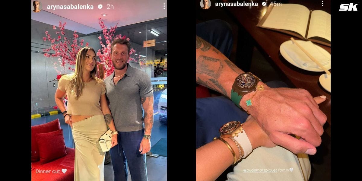 In Pictures: Aryna Sabalenka relishes dinner date with boyfriend Georgios Frangulis in Dubai ...