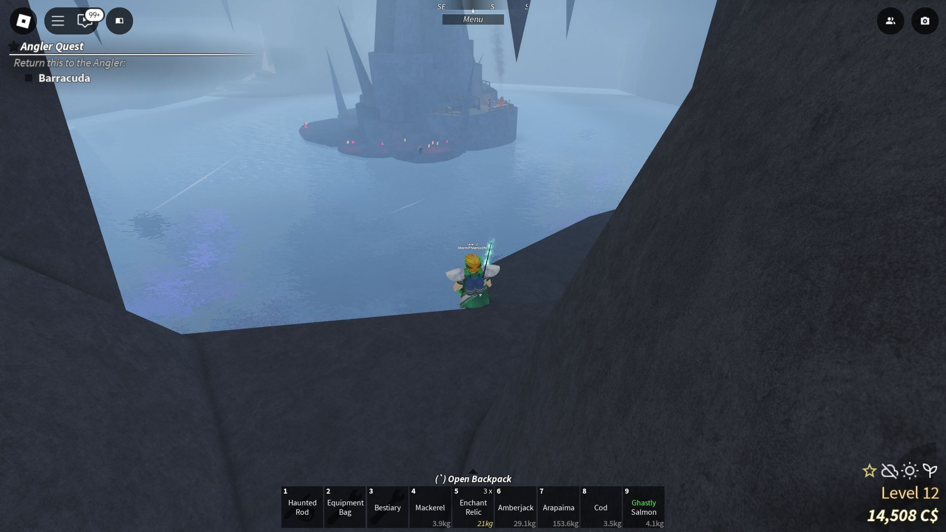 Roblox Fisch Desolate Deep Area guide: Location, rods, and more