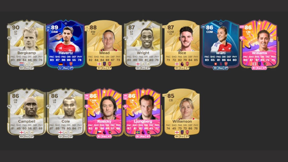 EA FC 25 Ultimate Team: Guide to build Arsenal past and present squad