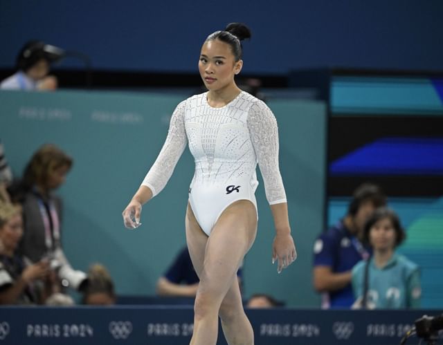 Suni Lee breaks silence on heartbreaking fall at the Paris Olympics
