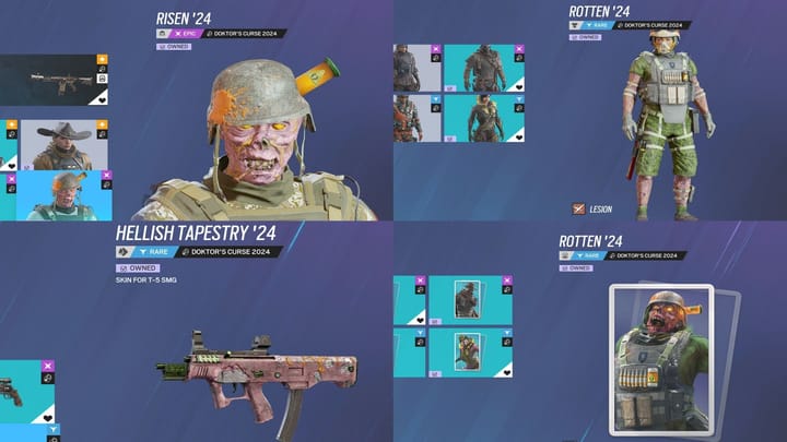Rainbow Six Siege Doktor's Curse Halloween Event: All skins, how to get ...