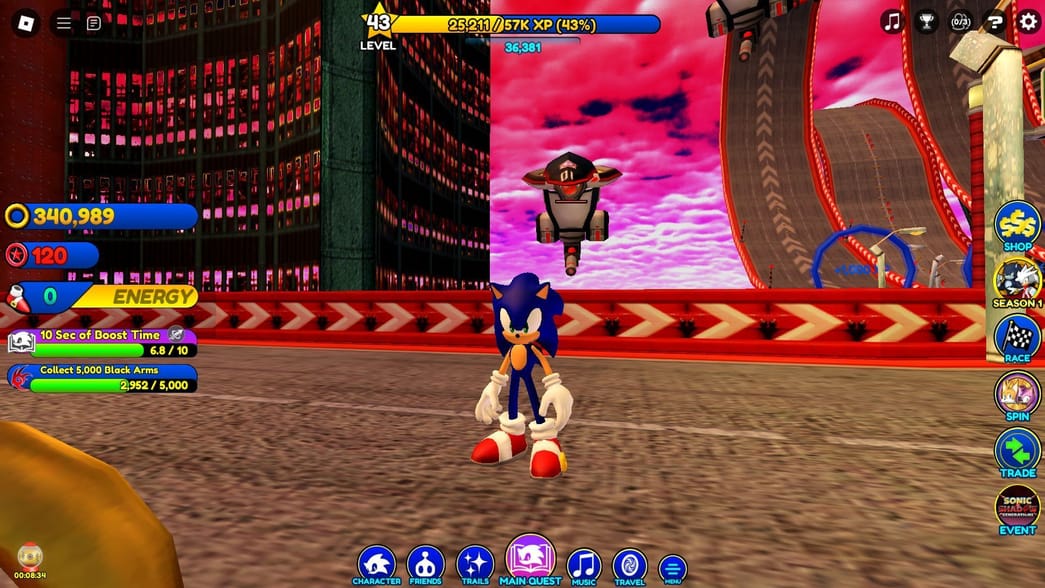 Sonic Speed Simulator: Radical Highway guide