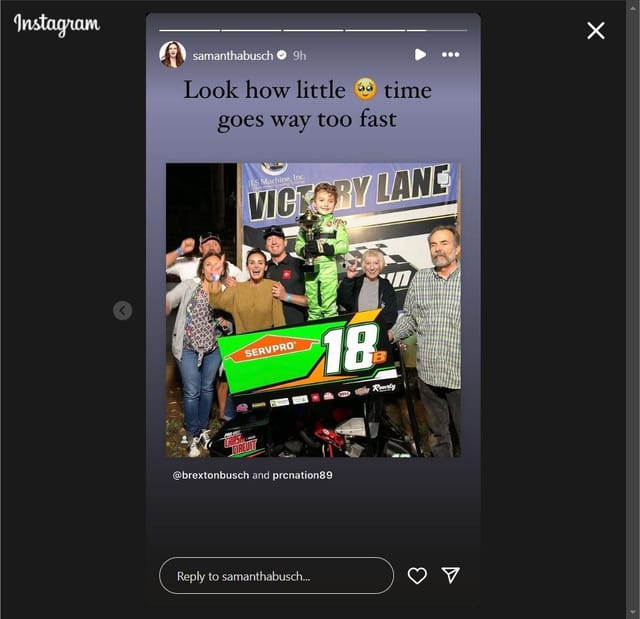 “Time goes too fast”: Samantha Busch reacts to son Brexton growing up ...