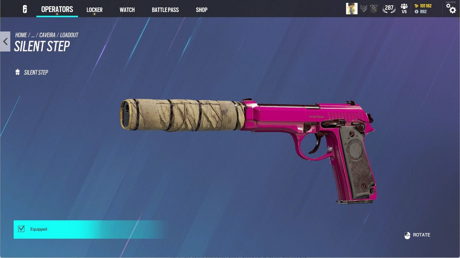 Best Caveira loadout in Rainbow Six Siege