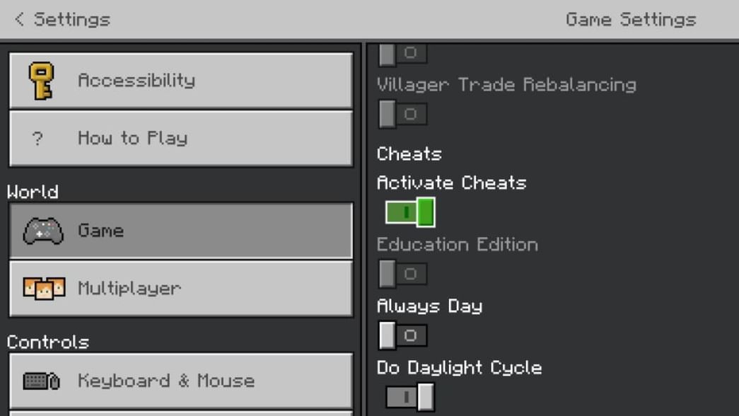How to use Minecraft mobevent command in Bedrock Edition
