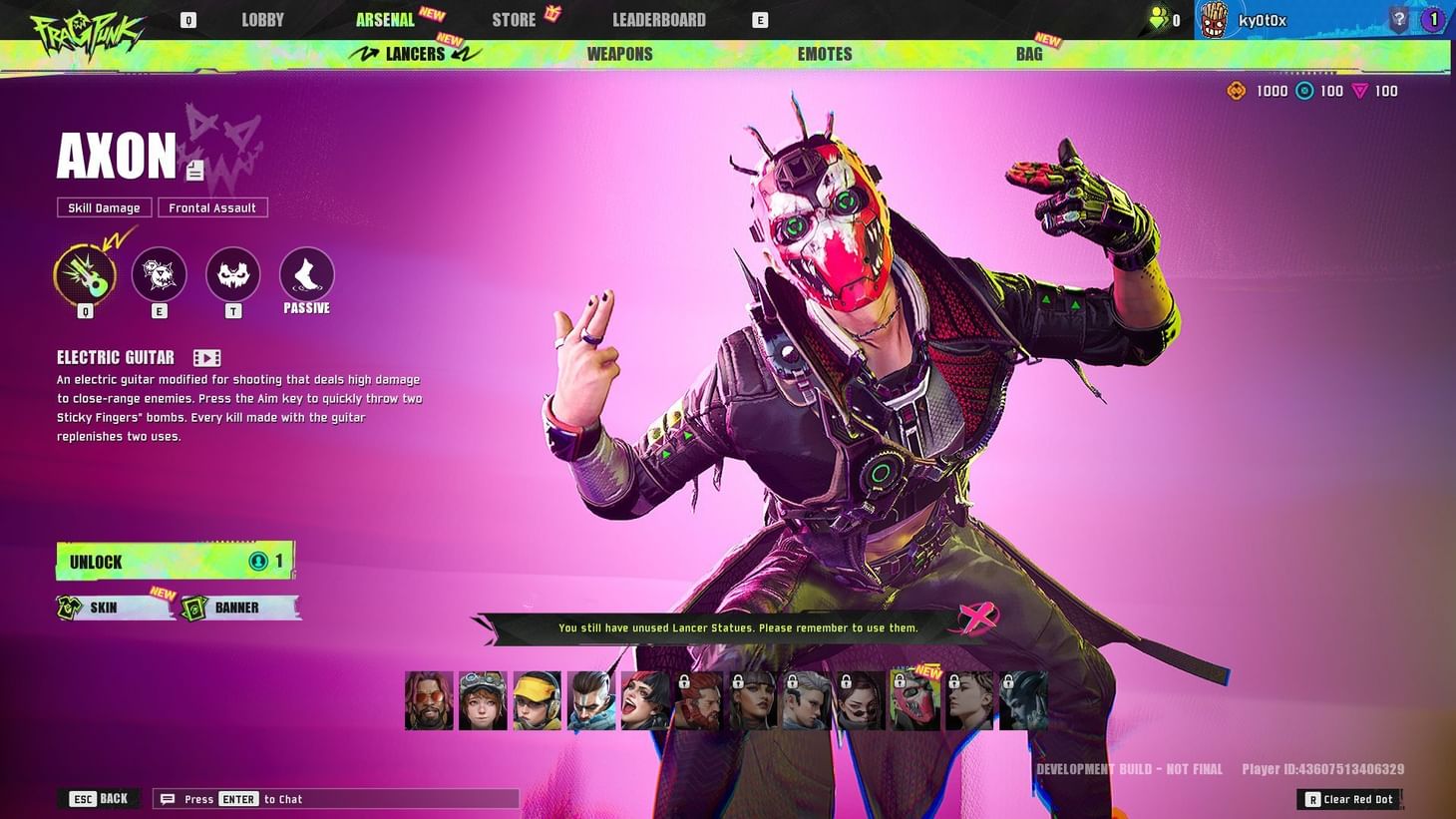 All Lancers in FragPunk