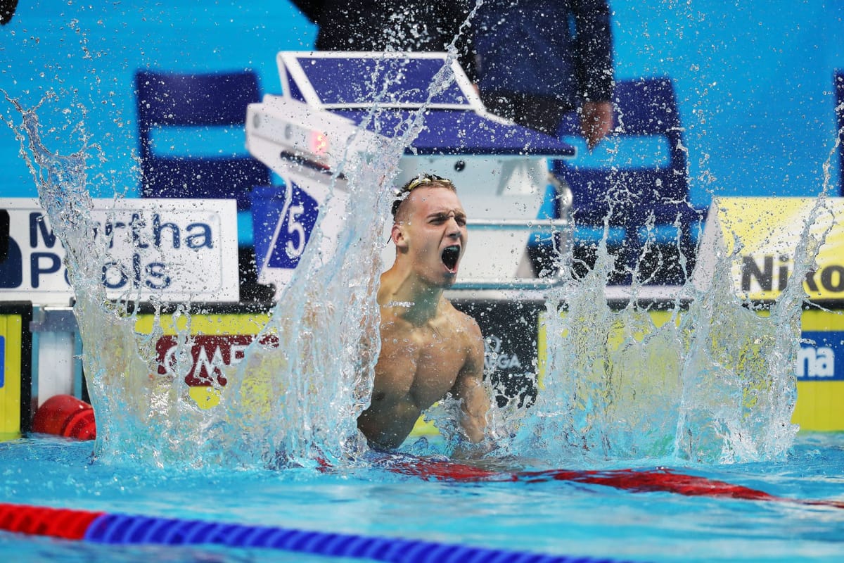 In Pictures: Caeleb Dressel enjoys 'magical' moments with wife Meghan ...