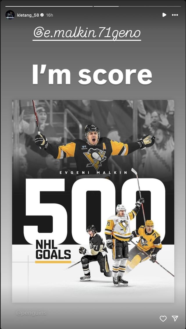 Evgeni Malkin's $50M Penguins teammate drops two-word reaction on 500-goal milestone achievement