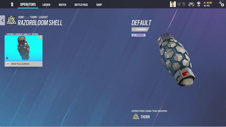 Best Thorn loadout in Rainbow Six Siege