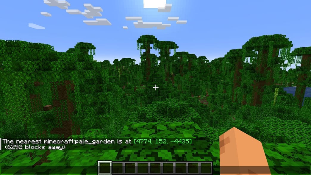 How to find Pale Garden in Minecraft