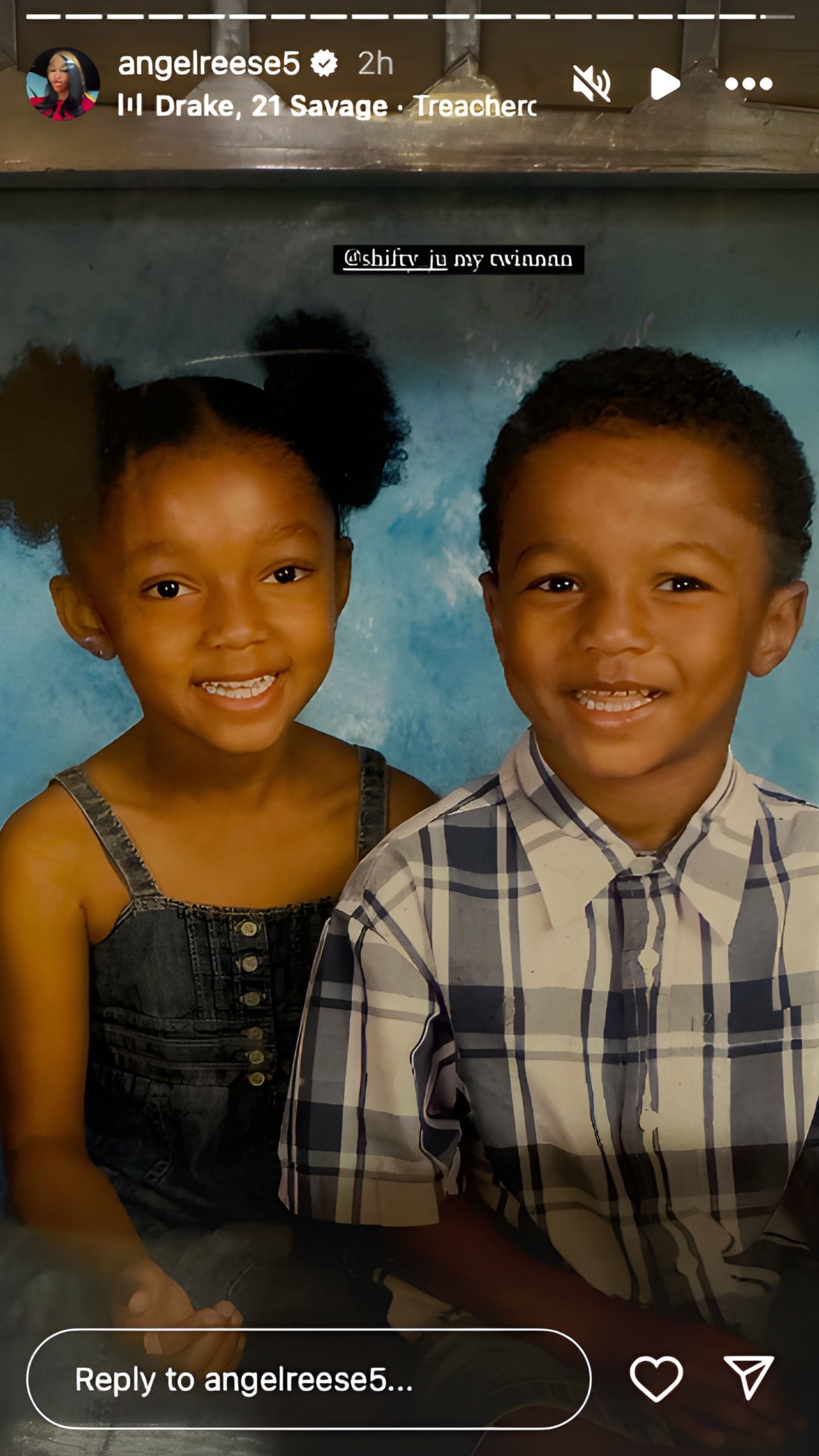 PHOTO: Angel Reese shares rare childhood pic of herself with brother ...