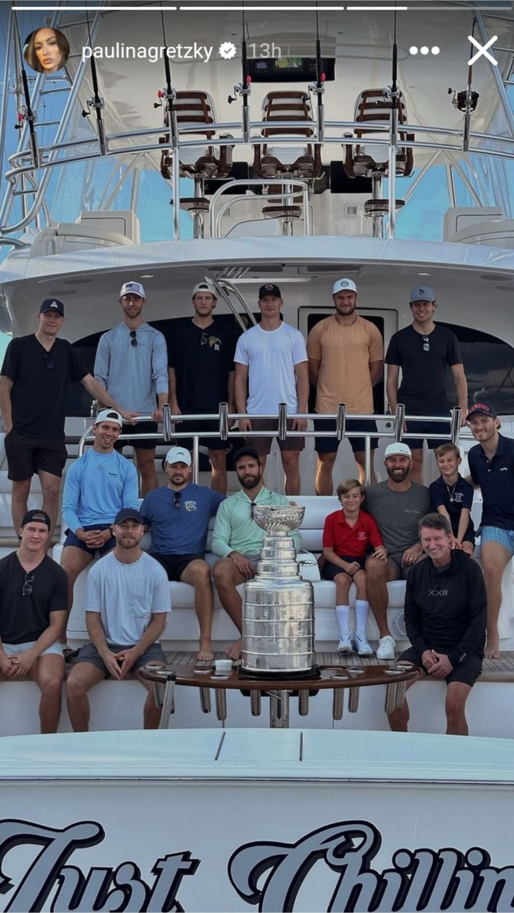 In Photos: Wayne Gretzky, grandsons Tatum & River alongside Dustin ...