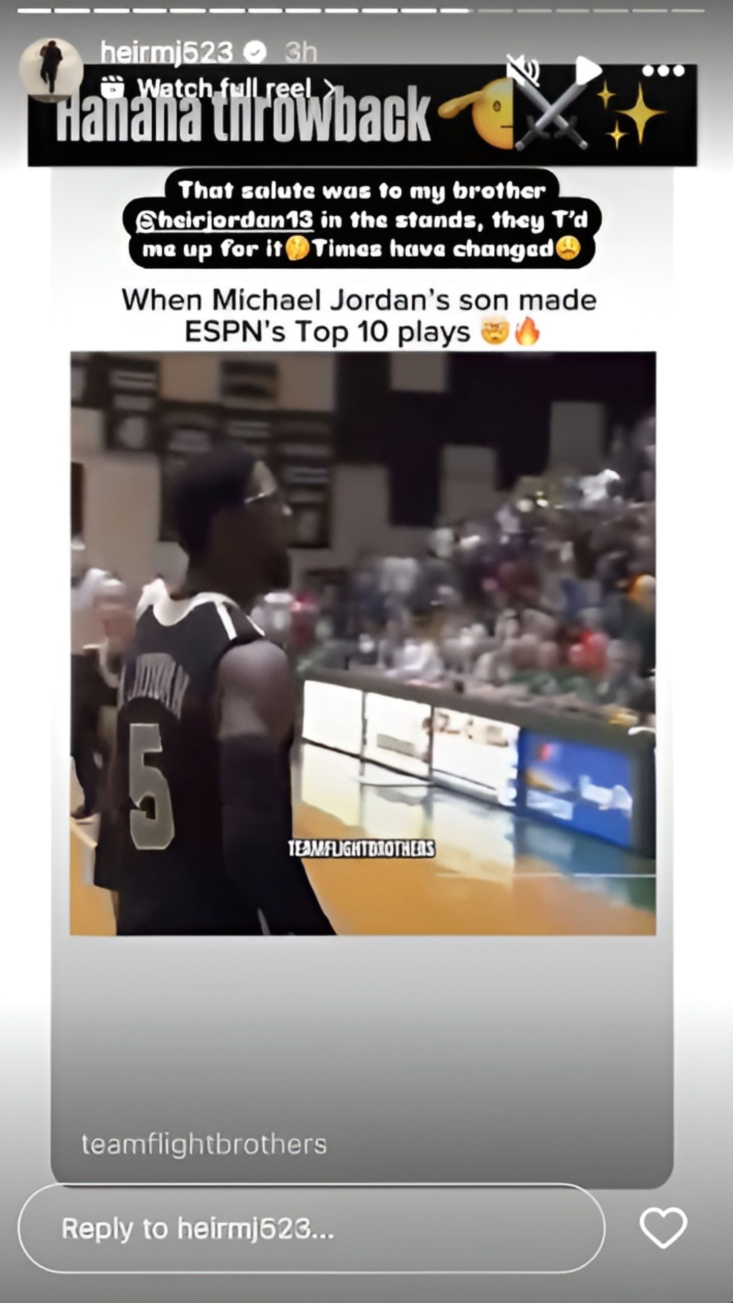 Michael Jordan's son Marcus Jordan gets nostalgic as he takes a trip ...