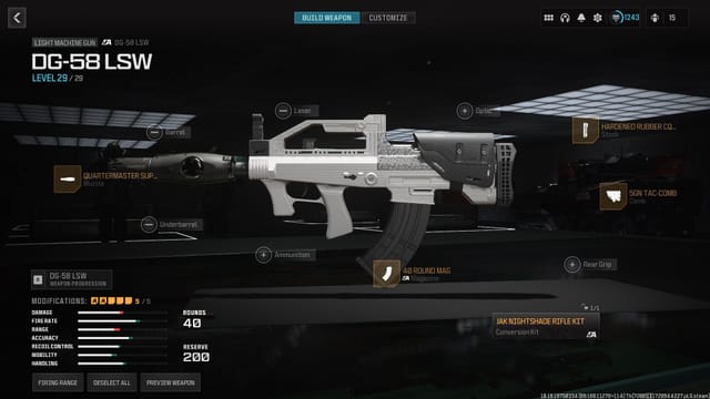 Forgotten LMG has a faster TTK than SMGs in Warzone Season 6