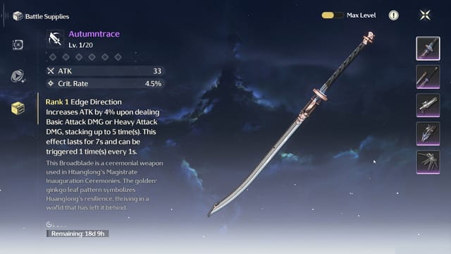 Best weapons for Jiyan in Wuthering Waves